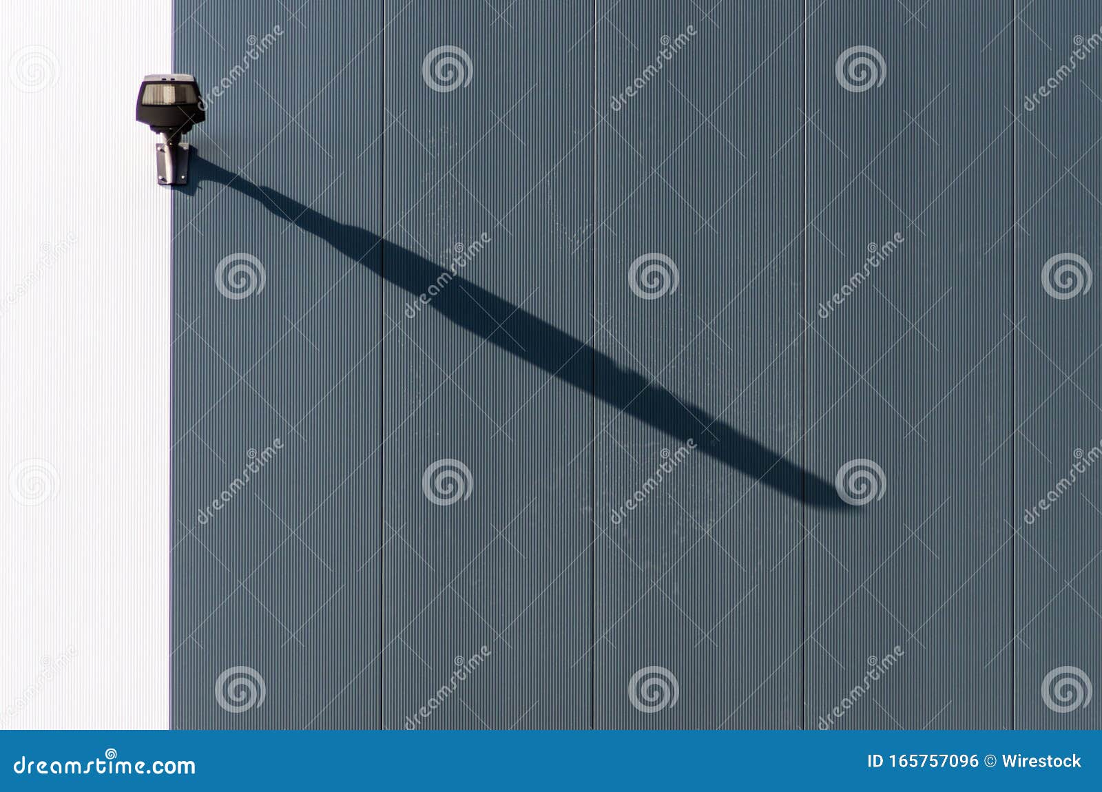 Black Street Light with a Shadow on a White and Grey Surface - Great ...