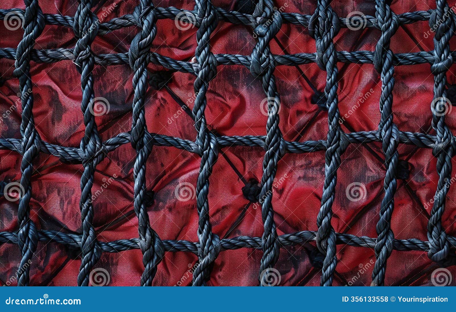 Black String Bag Mesh Texture Background. Compostable, Eco Friendly ...