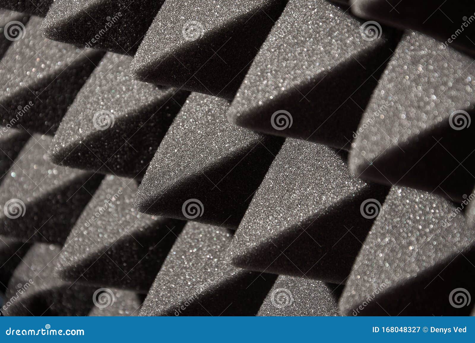 Close Up of Studio Sound Acoustical Foam Background Stock Image - Image ...