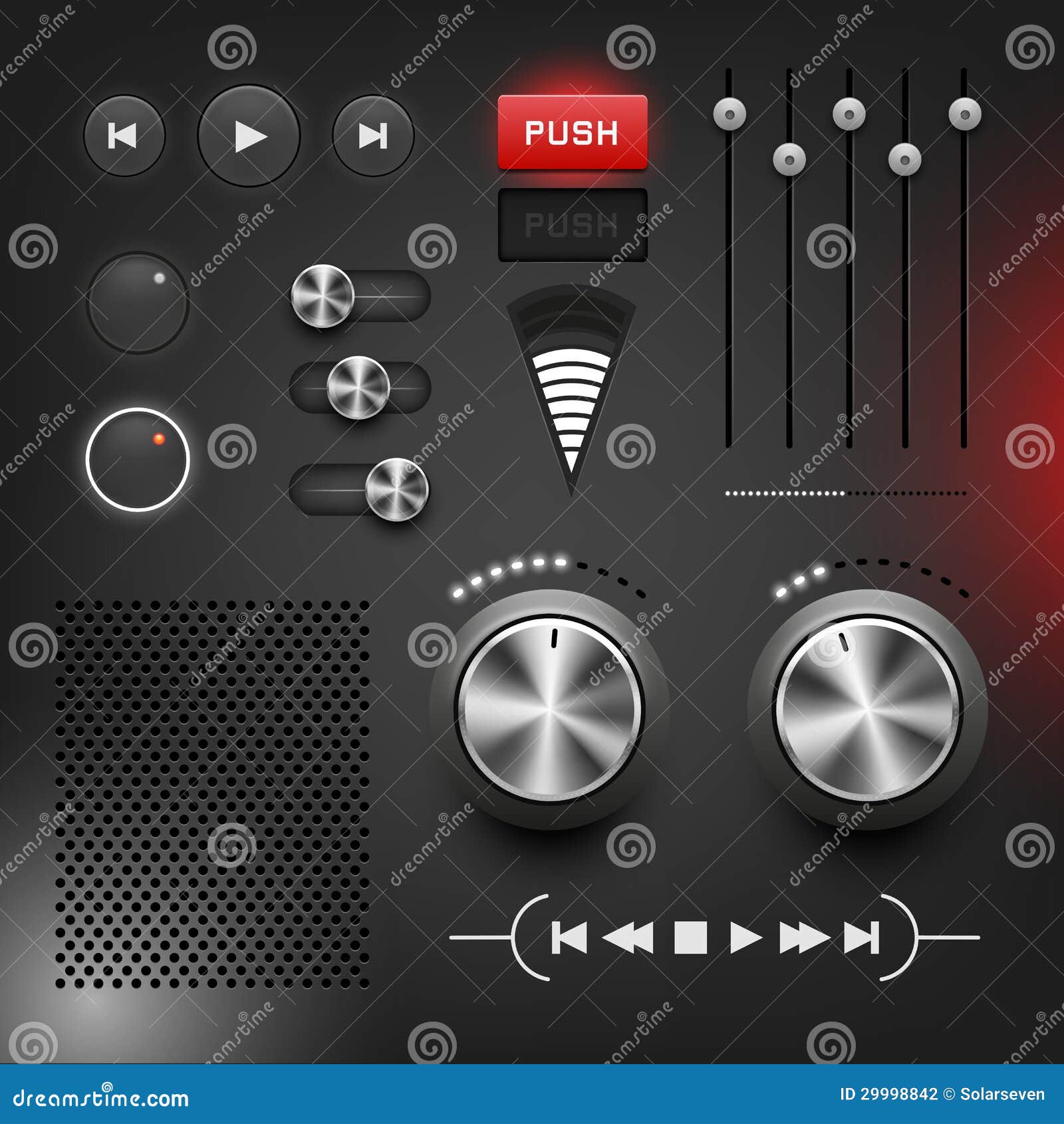 Black GUI User Interface stock vector. Illustration of grey - 29998842 Black GUI User Interface stock vector. Illustration of grey - 29998842