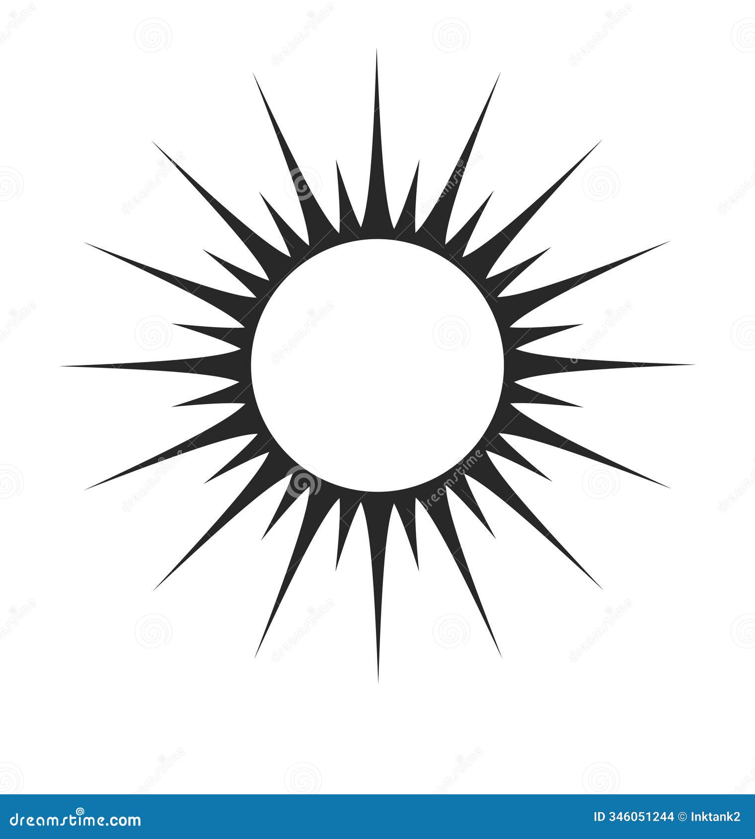 Black Stylized Sun Rays Element Stock Vector - Illustration of sunbeam ...