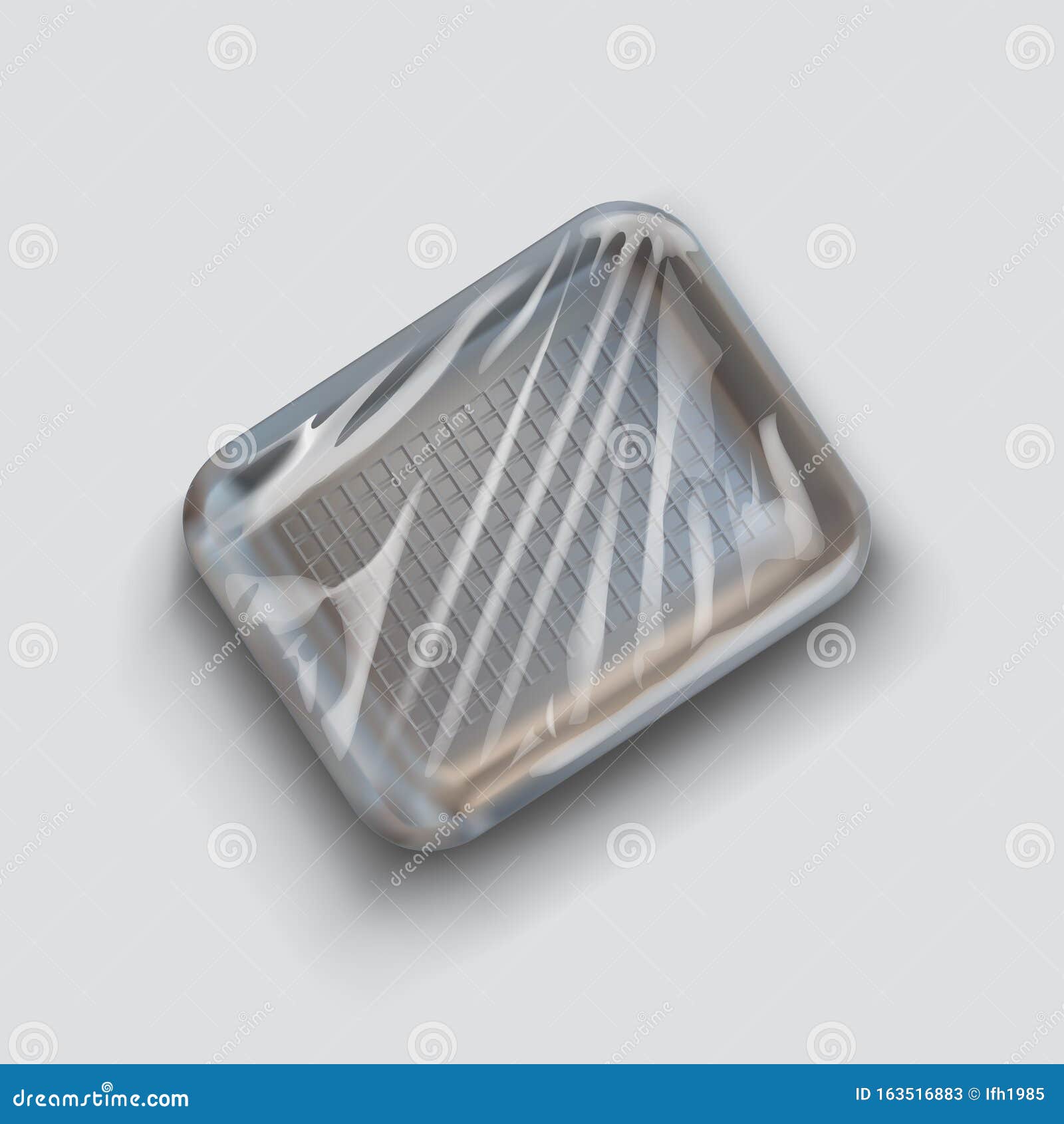 Ban Styrofoam Container Cartoon Vector | CartoonDealer.com #187695625