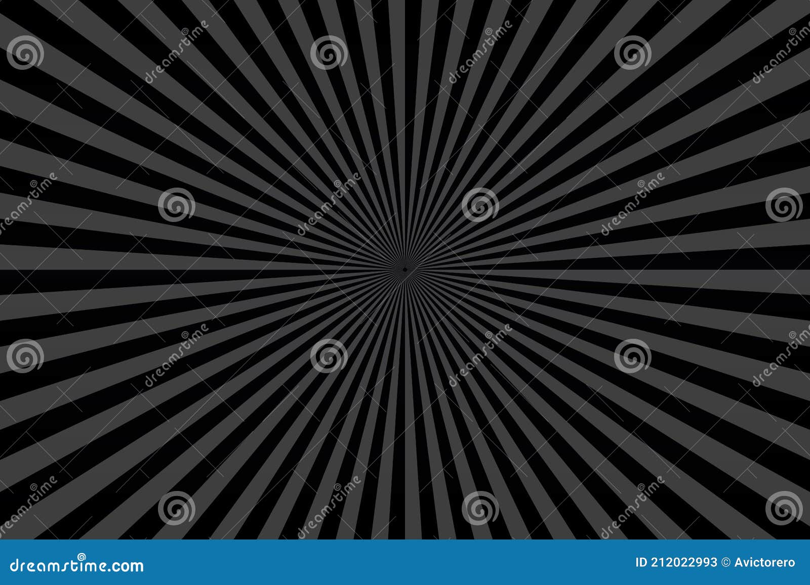 Black Sunburst Pattern Background. Rays Radial Geometric Vector ...