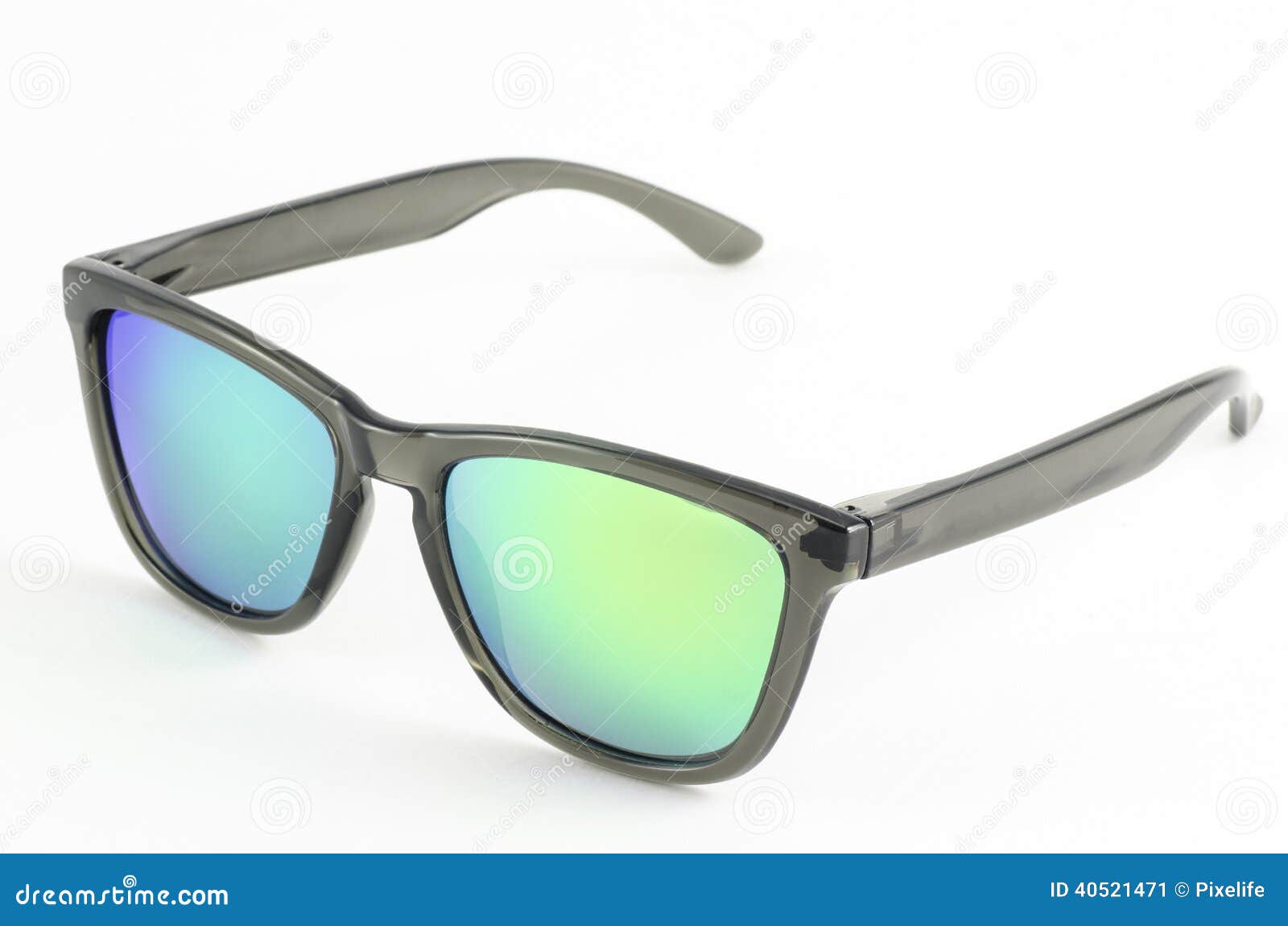 Black Sunglasses, Front View Isolated On White Background Stock Photo ...