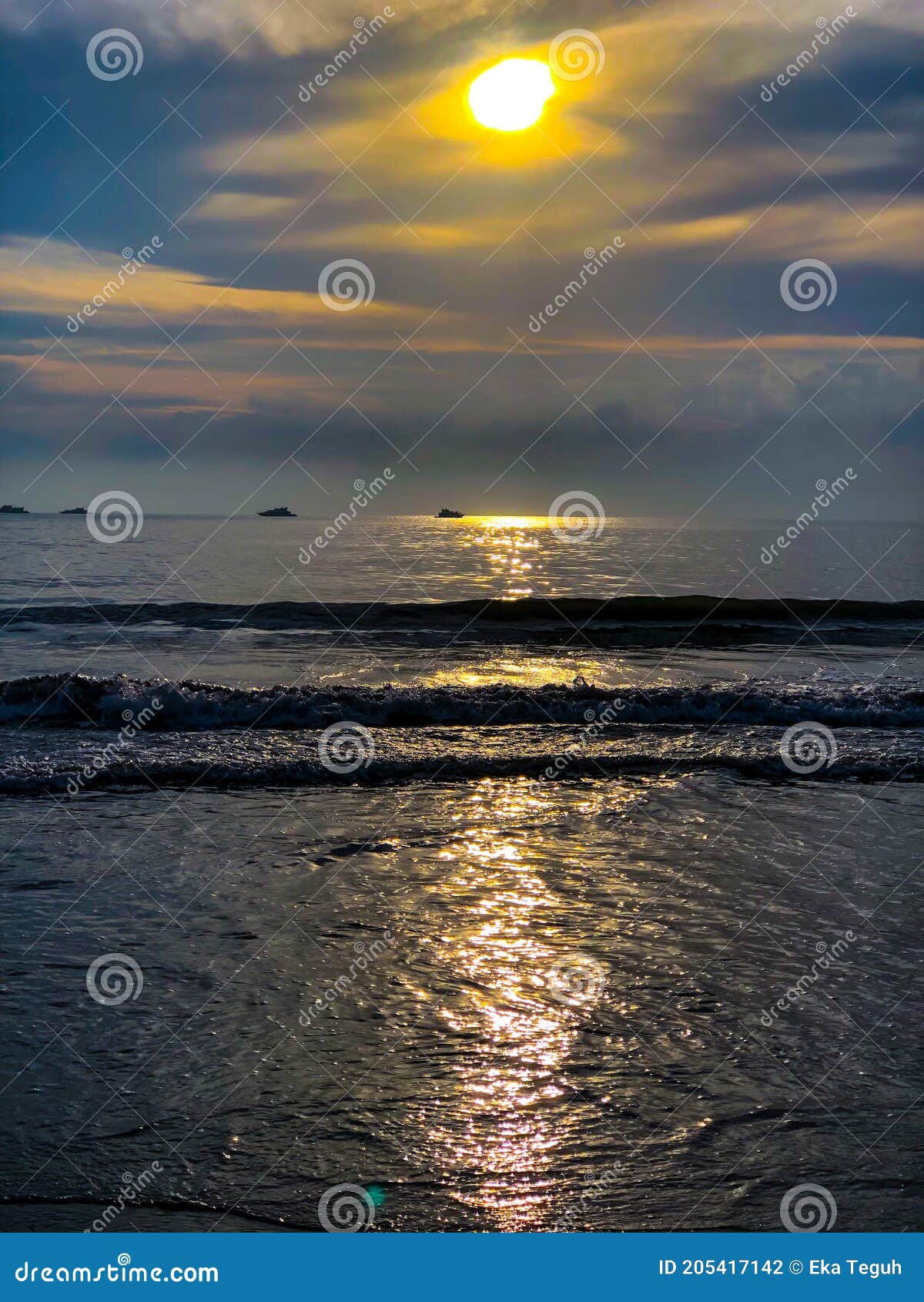 Black sunset stock photo. Image of beach, black, sunset - 205417142