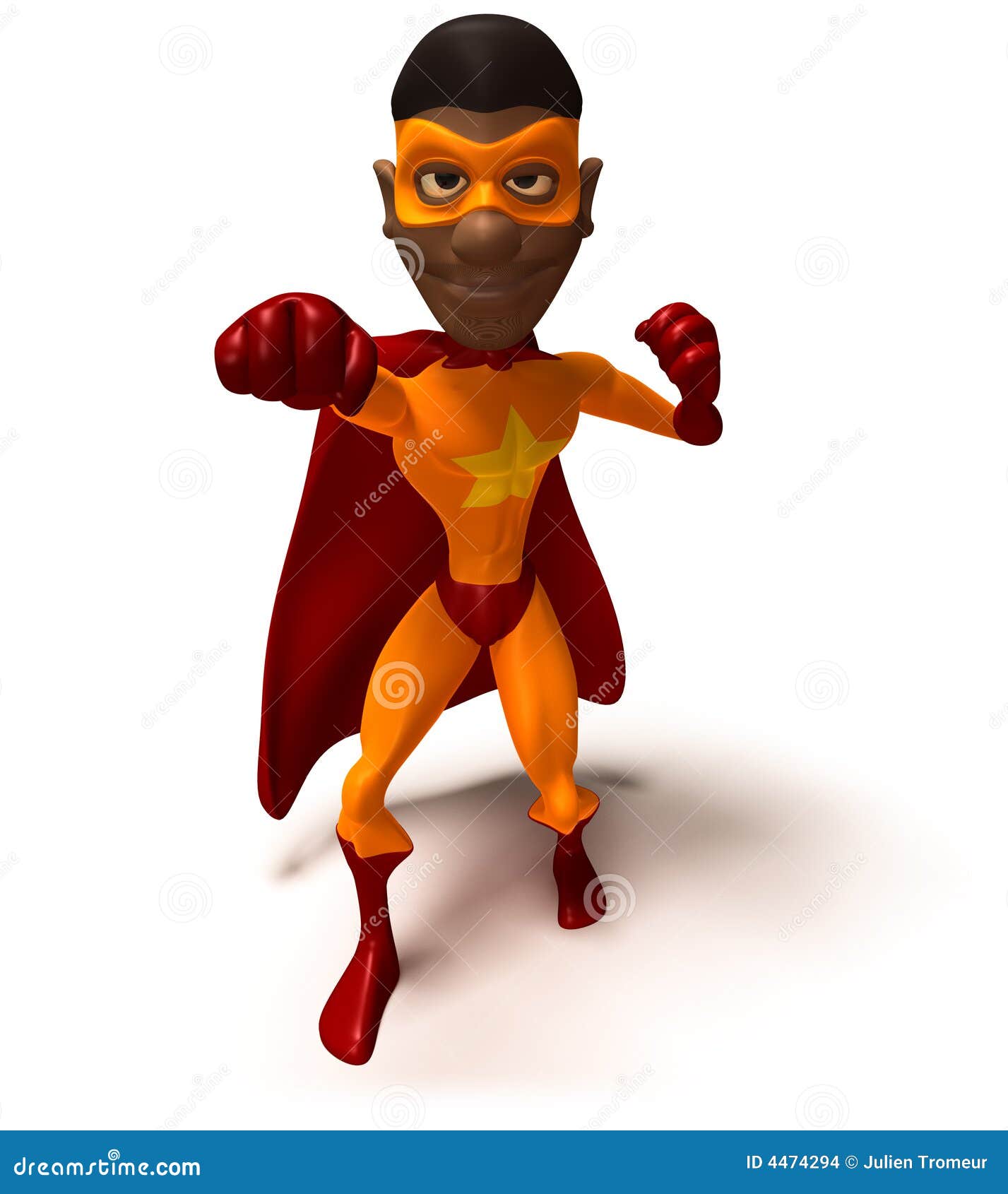 Black Superhero Stock Photography | CartoonDealer.com #4486562
