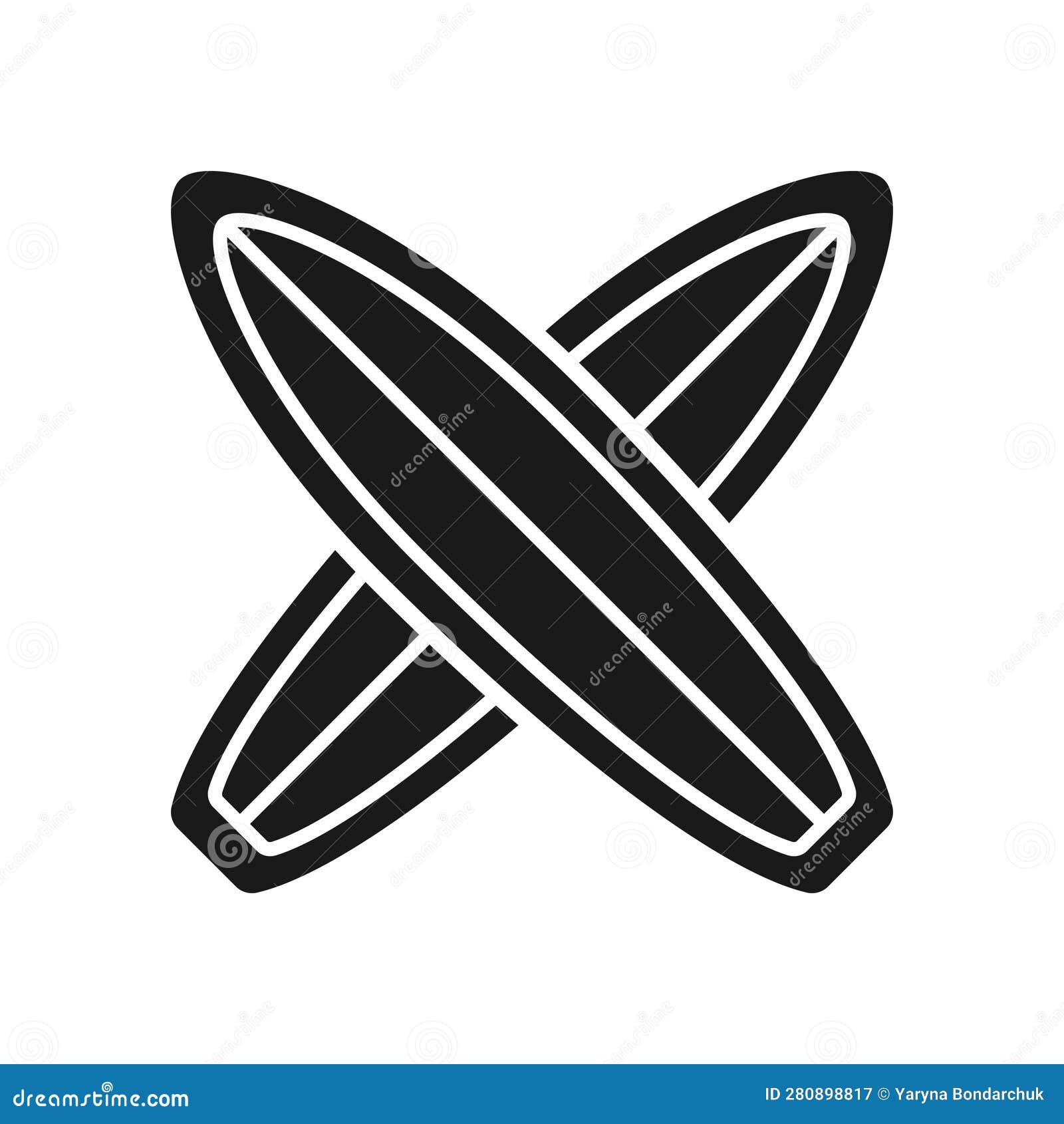 Black Surfing Boards Logo Design. Surfboard Graphic Design Stock Vector ...