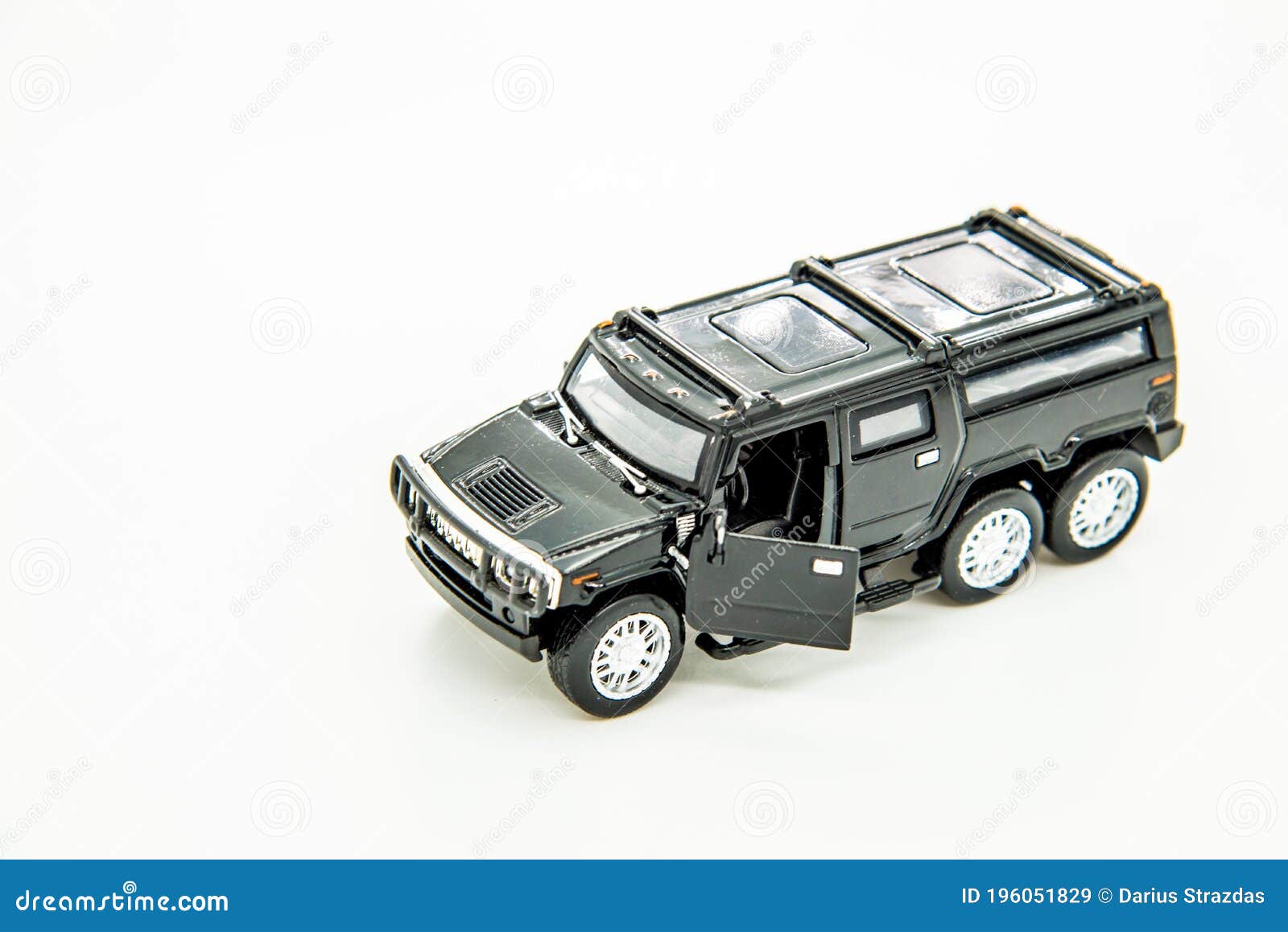Black Suv Hammer Toy Car on White Stock Image - Image of isolated, city ...