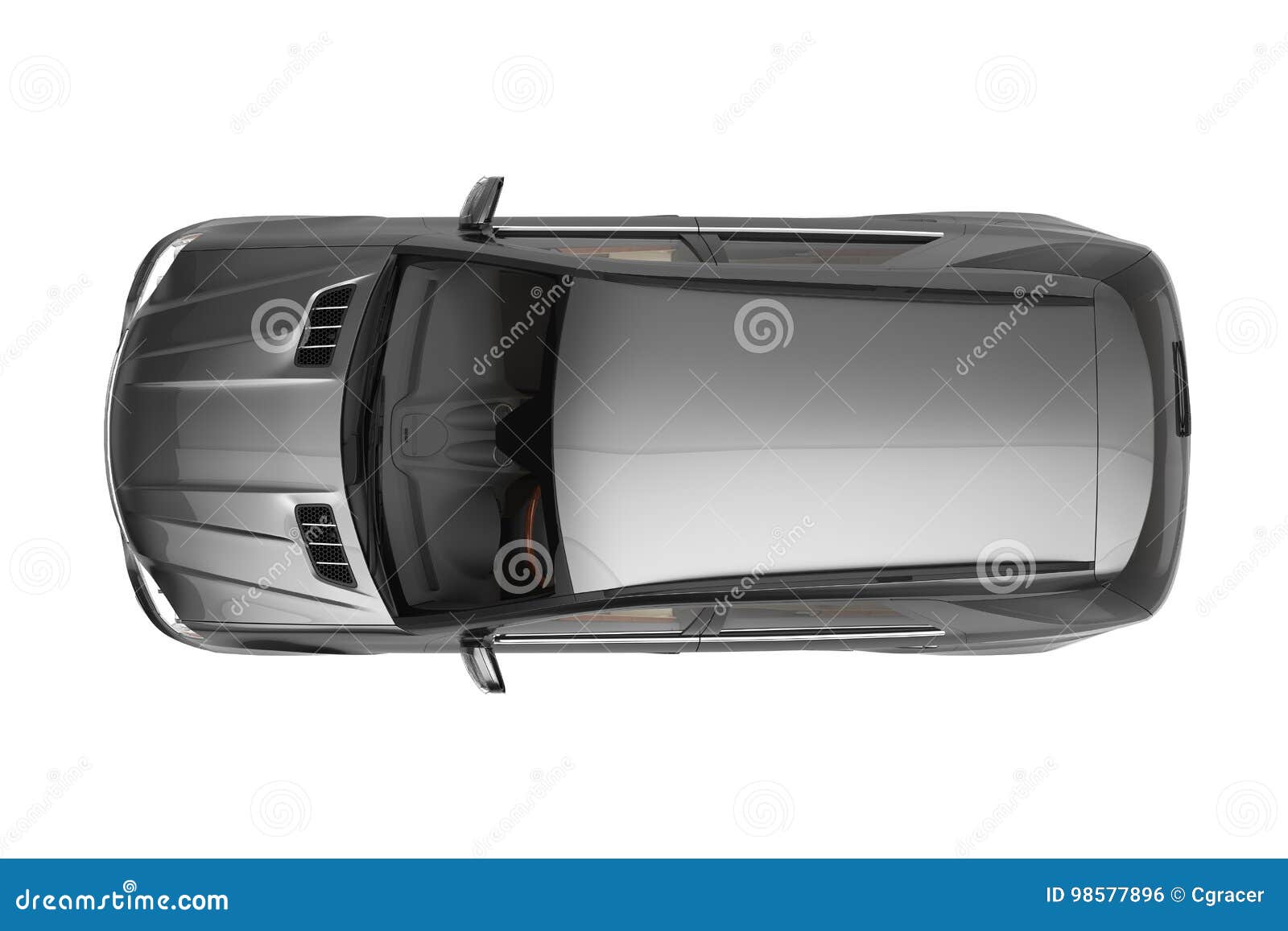 Black SUV top view stock photo. Image of sport, utility - 98577896