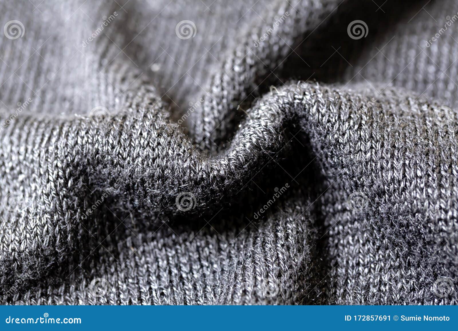 Black Sweater Fabric Textile Material Texture. Background Stock Image ...