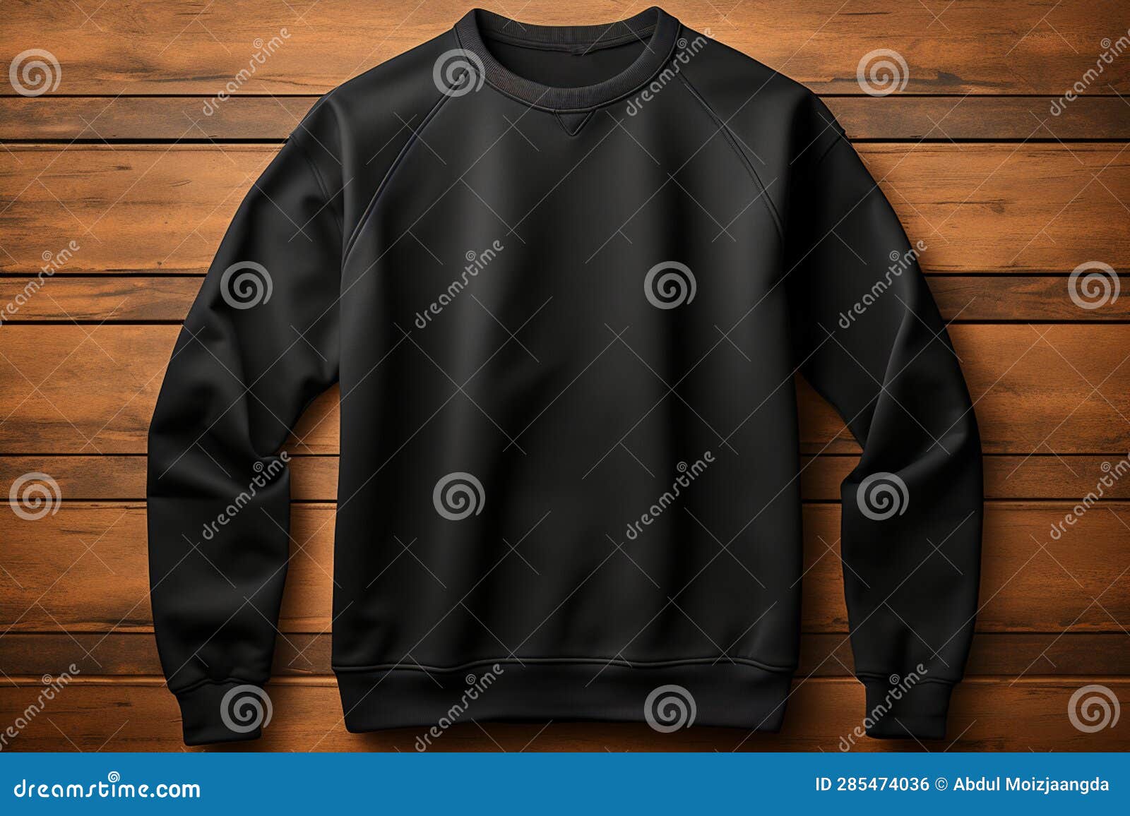Black Sweatshirt Mockup, 3D Rendering, Back View, Design Presentation ...