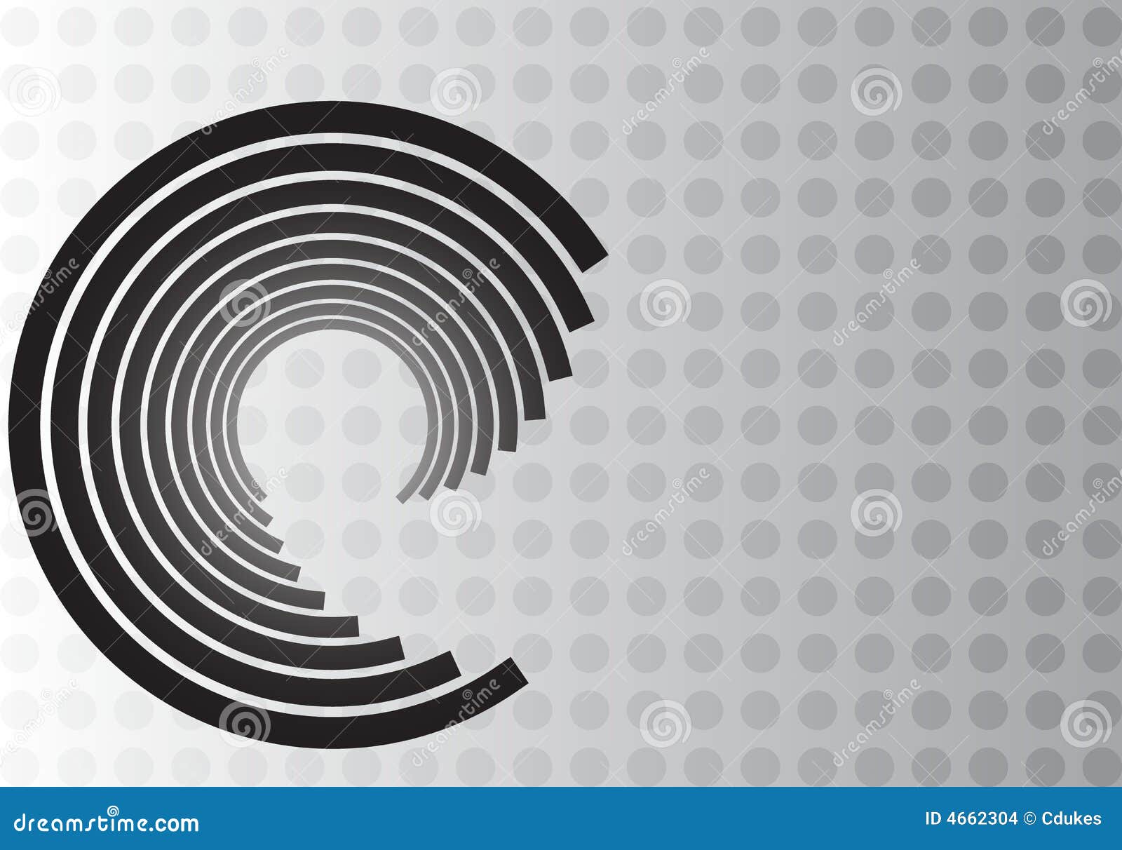 Black And White Swirl Design