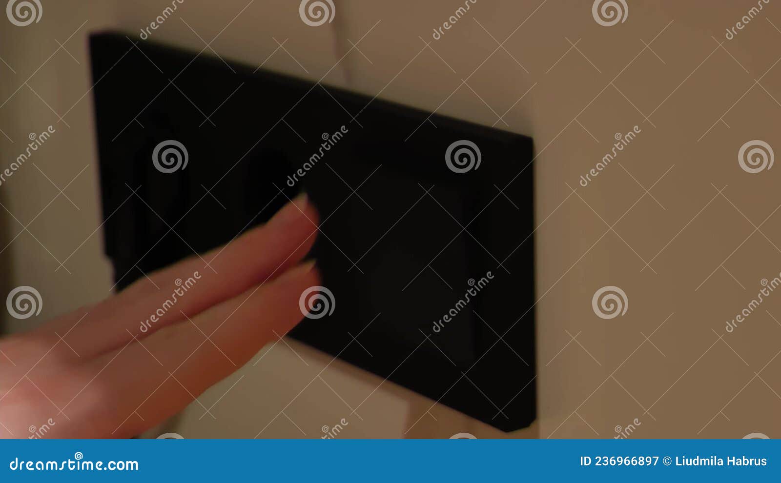 Black Switch. Hand Pressing the Switch Close-up Stock Video - Video of ...