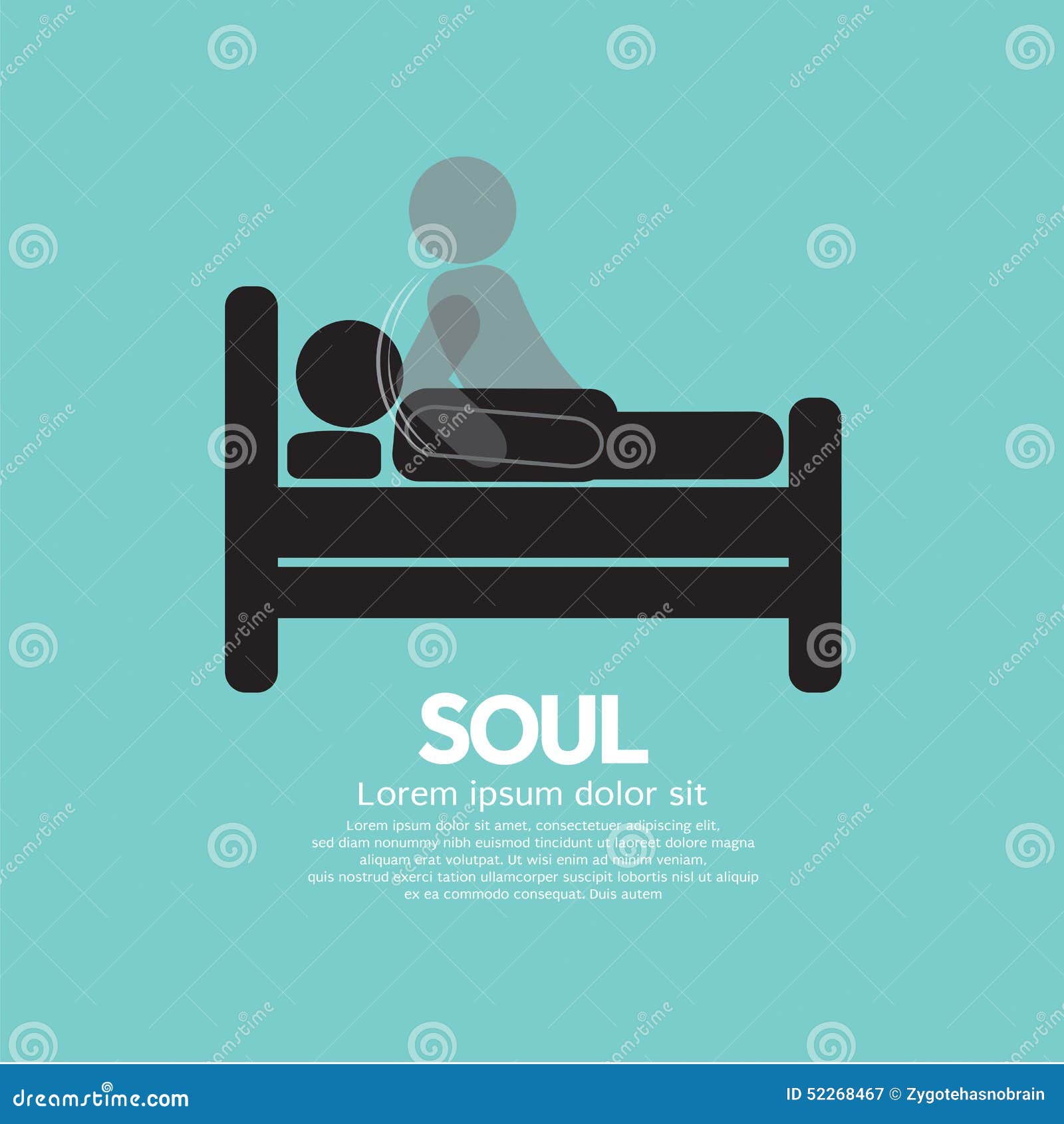 Soul Leaves Body Of Dead Woman For Concept Of Resurrection Or Rebirth ...