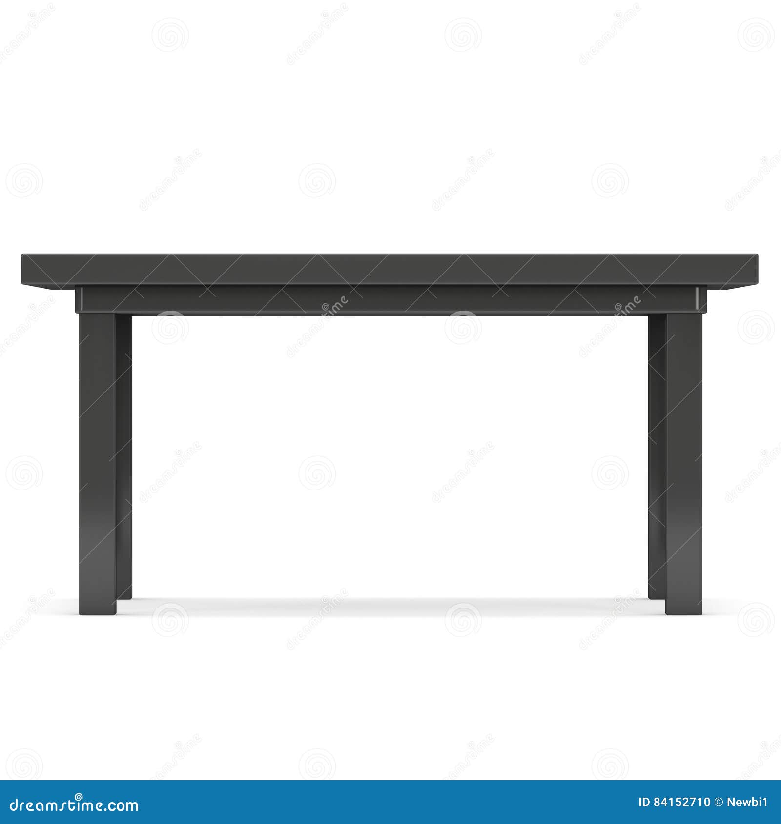 Black Table 3D stock illustration. Illustration of exhibition - 84152710