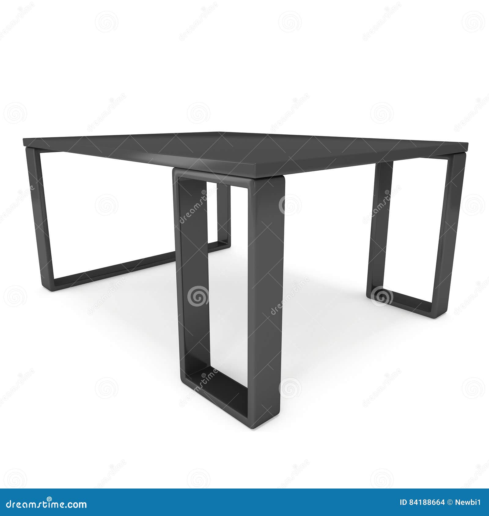 Black Table 3D stock illustration. Illustration of expo - 84188664