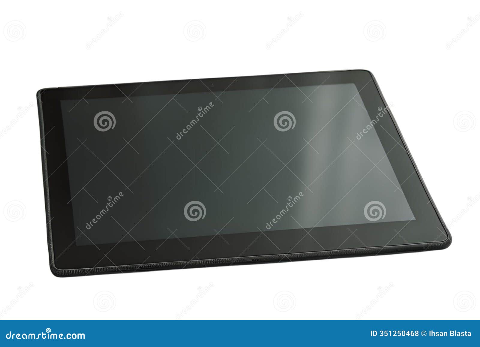The Tablet Has a Sleek, Modern Design Computer, Isolated on White ...