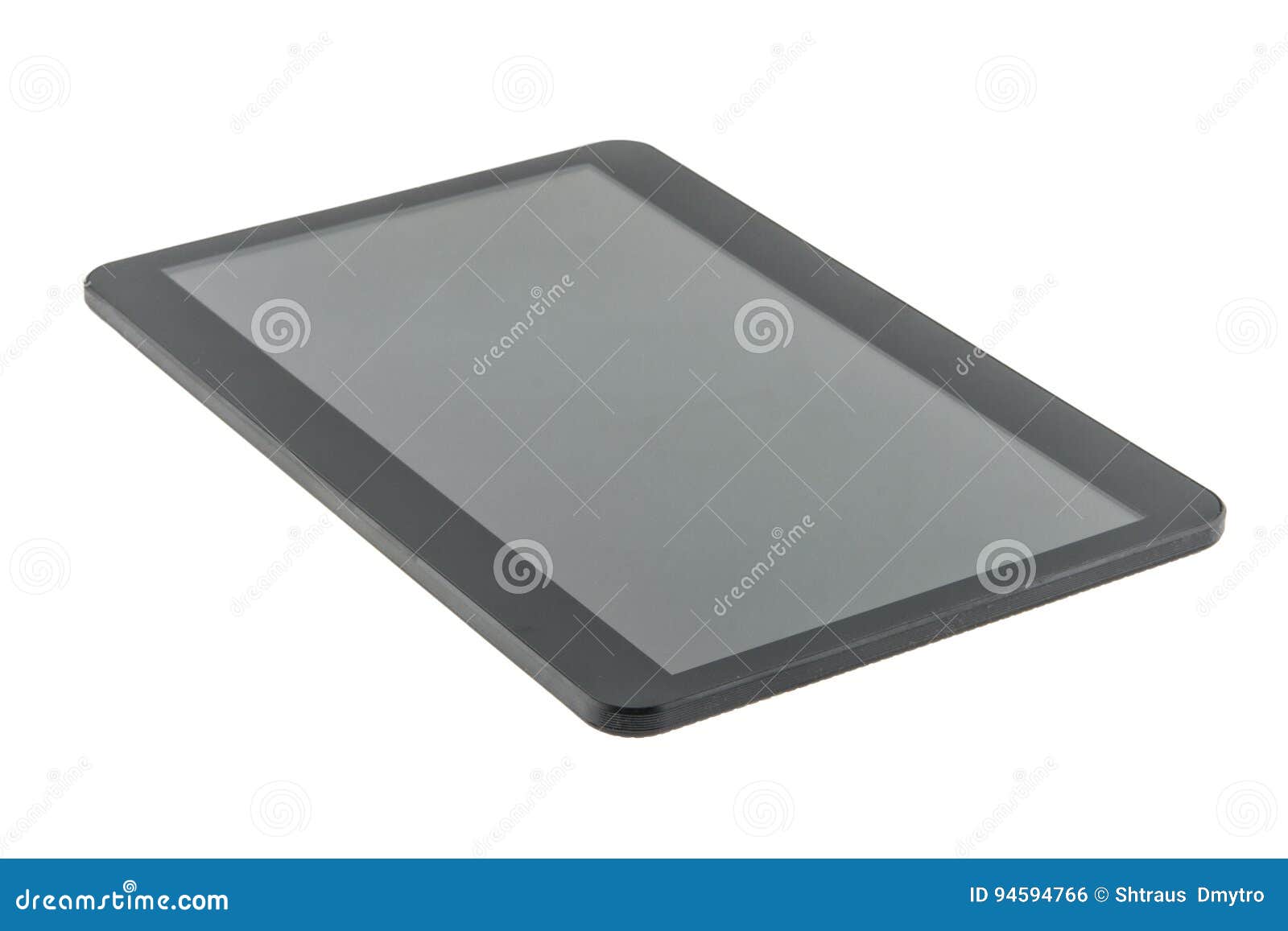 Black Tablet Isolated on White Stock Photo - Image of person, tablet ...