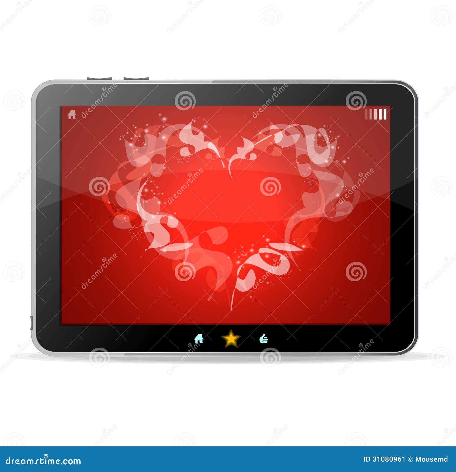 Tablet Heart Stock Illustrations – 13,277 Tablet Heart Stock ...