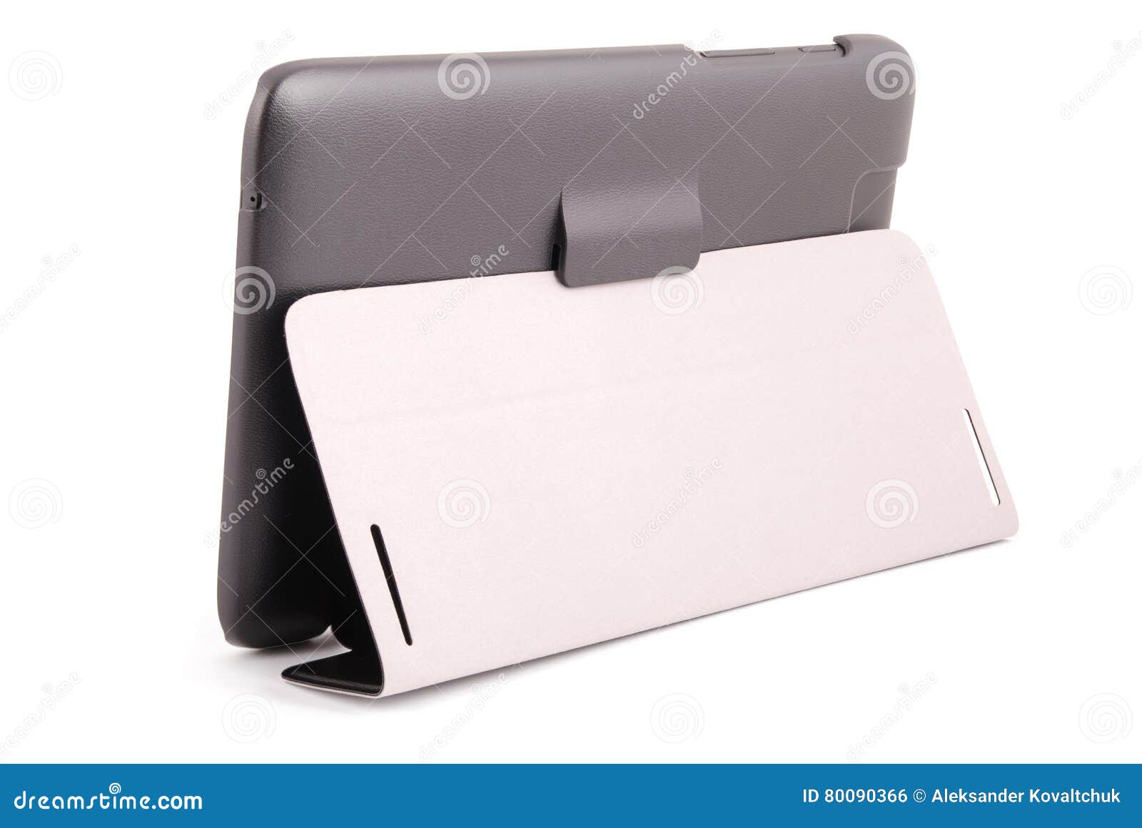 Black Tablet PC Rear View (Clipping Path) Stock Photo - Image of single ...
