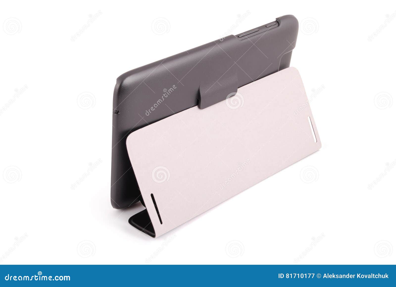 Black Tablet PC Rear View Clipping Path Stock Image - Image of modern ...