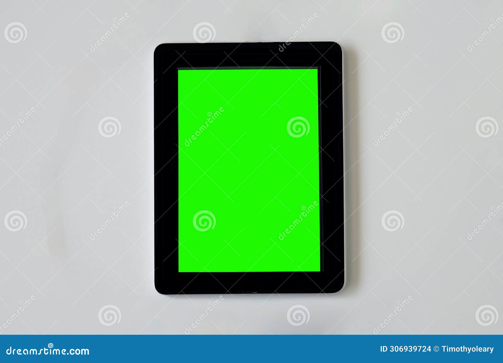 Black Tablet Used for the Internet Creating and Communication with a ...
