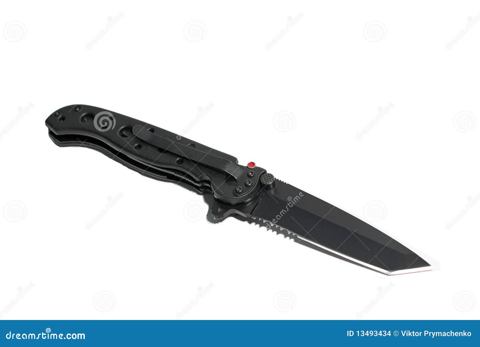 Tactical Knife With A Long Sharp Blade. Knife. Royalty-Free Stock Image ...