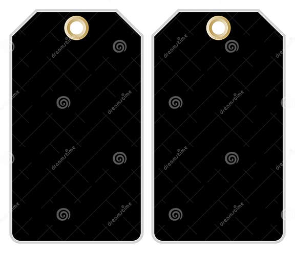 Black Tag Label Symbol Sign,Vector Illustration, Isolate on White ...