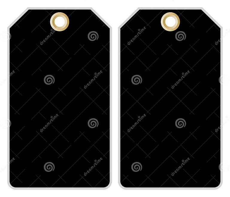 Black Tag Label Symbol Sign,Vector Illustration, Isolate on White ...