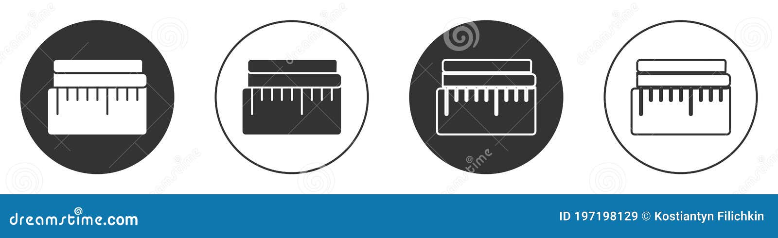 Measuring Circle Templates Isolated In White Background. Degrees 360 ...