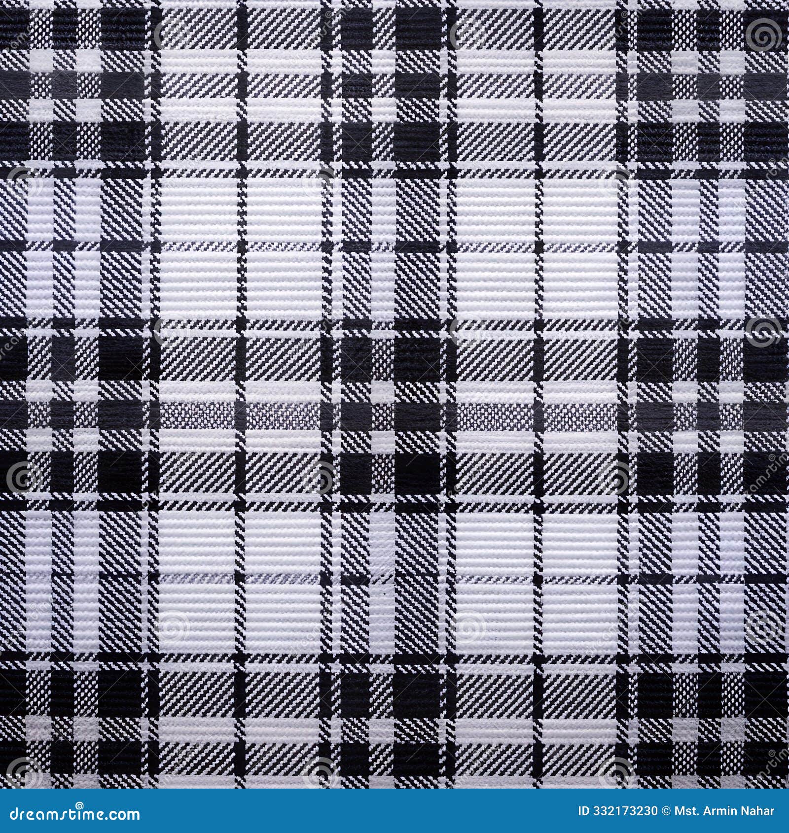Black Tartan Check Background Stock Illustration - Illustration of ...