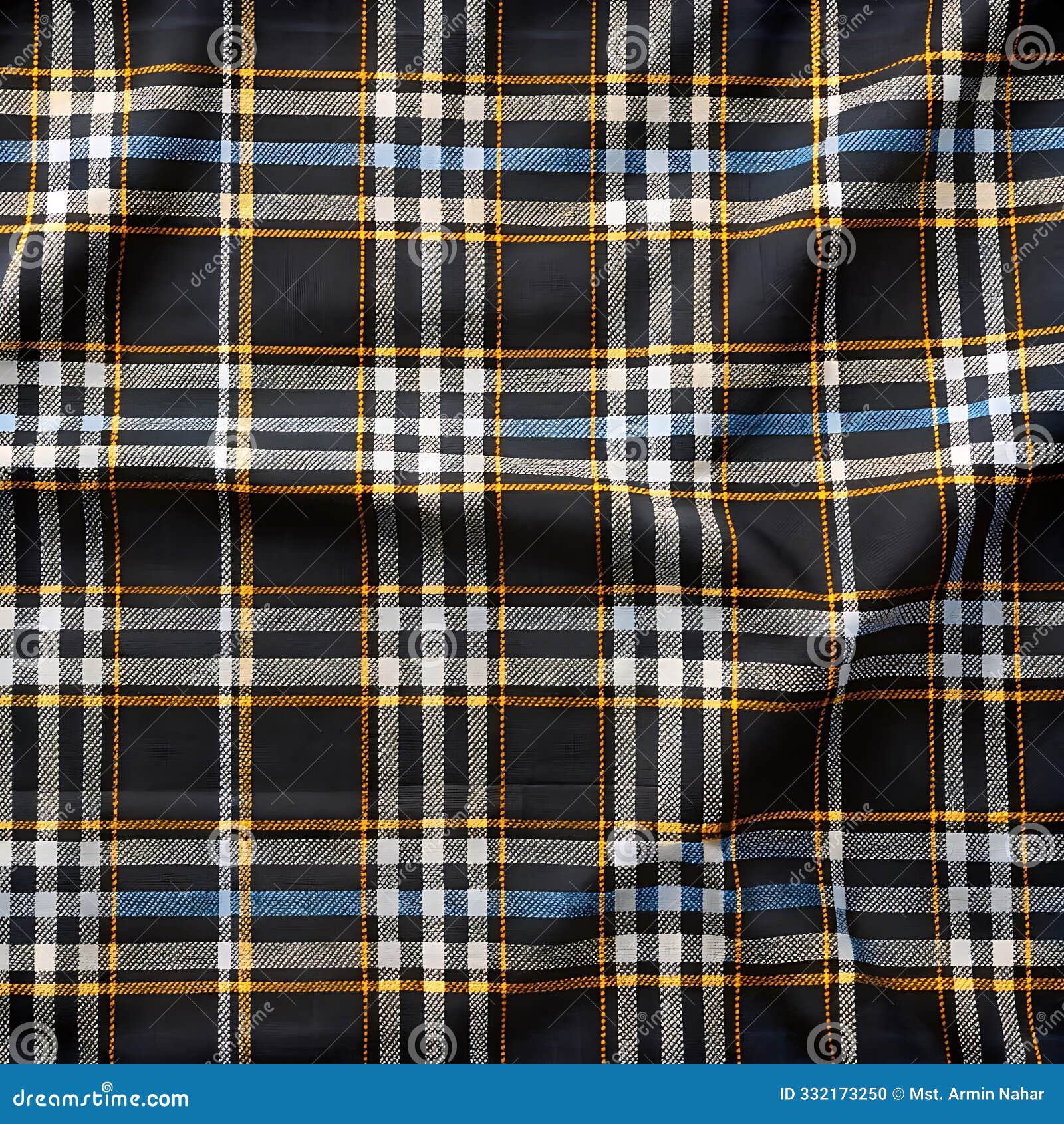 Black Tartan Check Background Stock Illustration - Illustration of ...