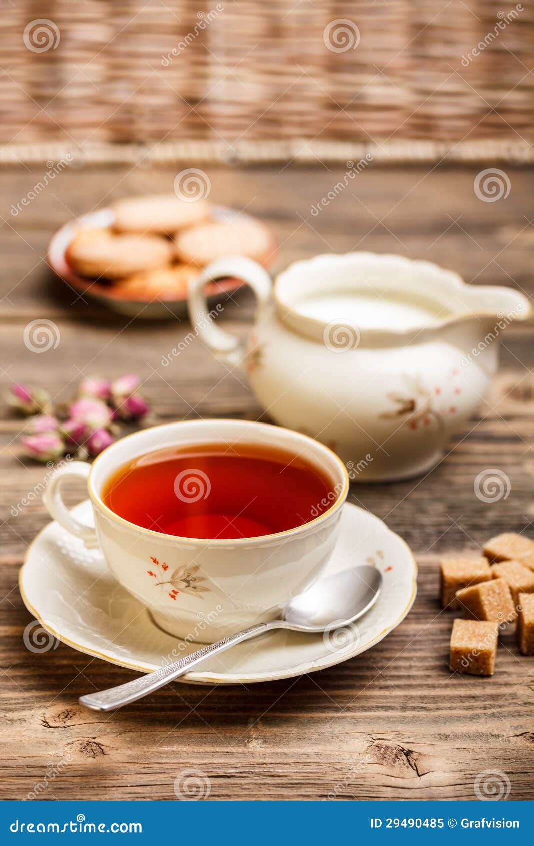 Black tea stock image. Image of food, table, rustic, freshness - 29490485
