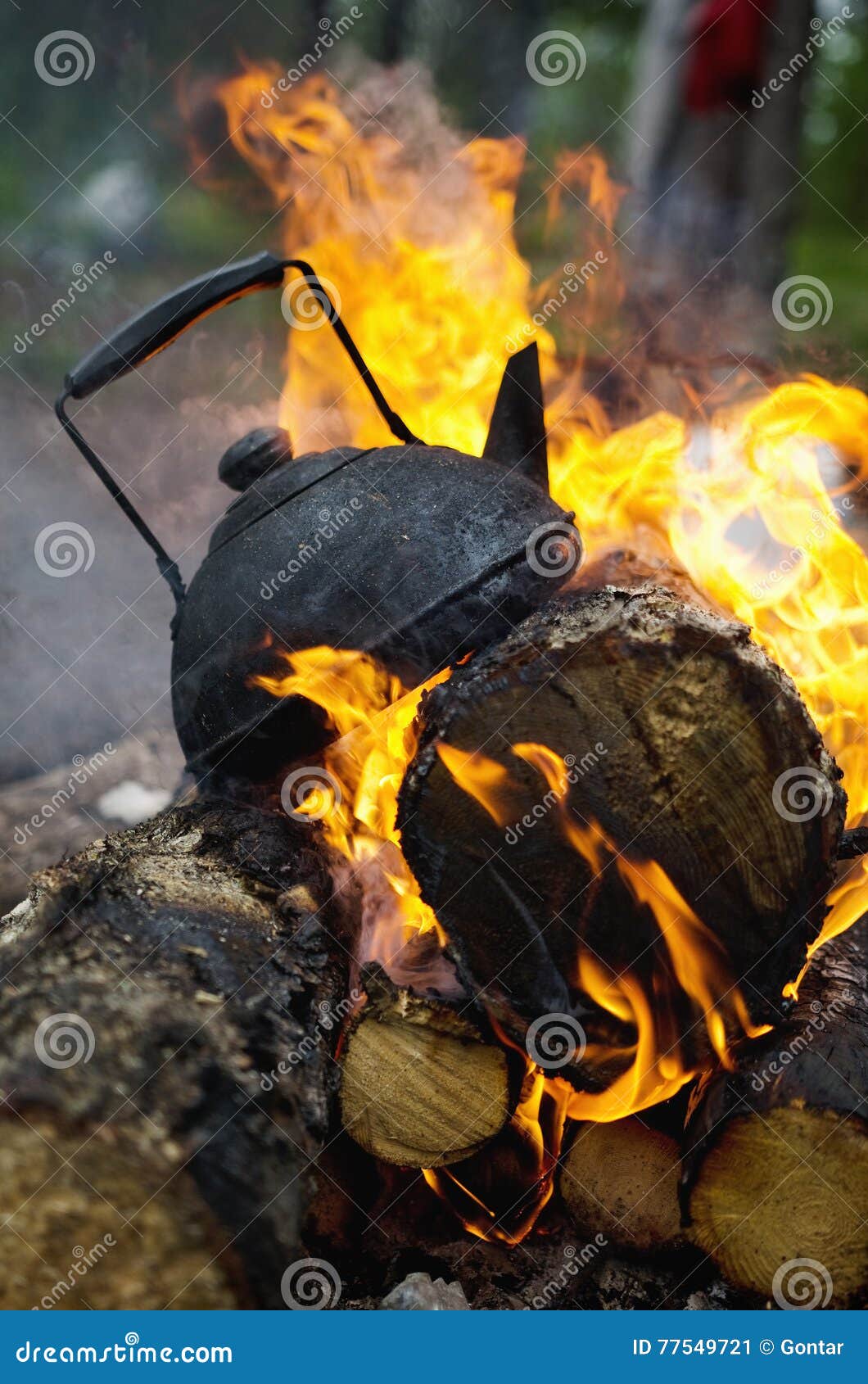 Black tea is on fire stock image. Image of travel, summer - 77549721