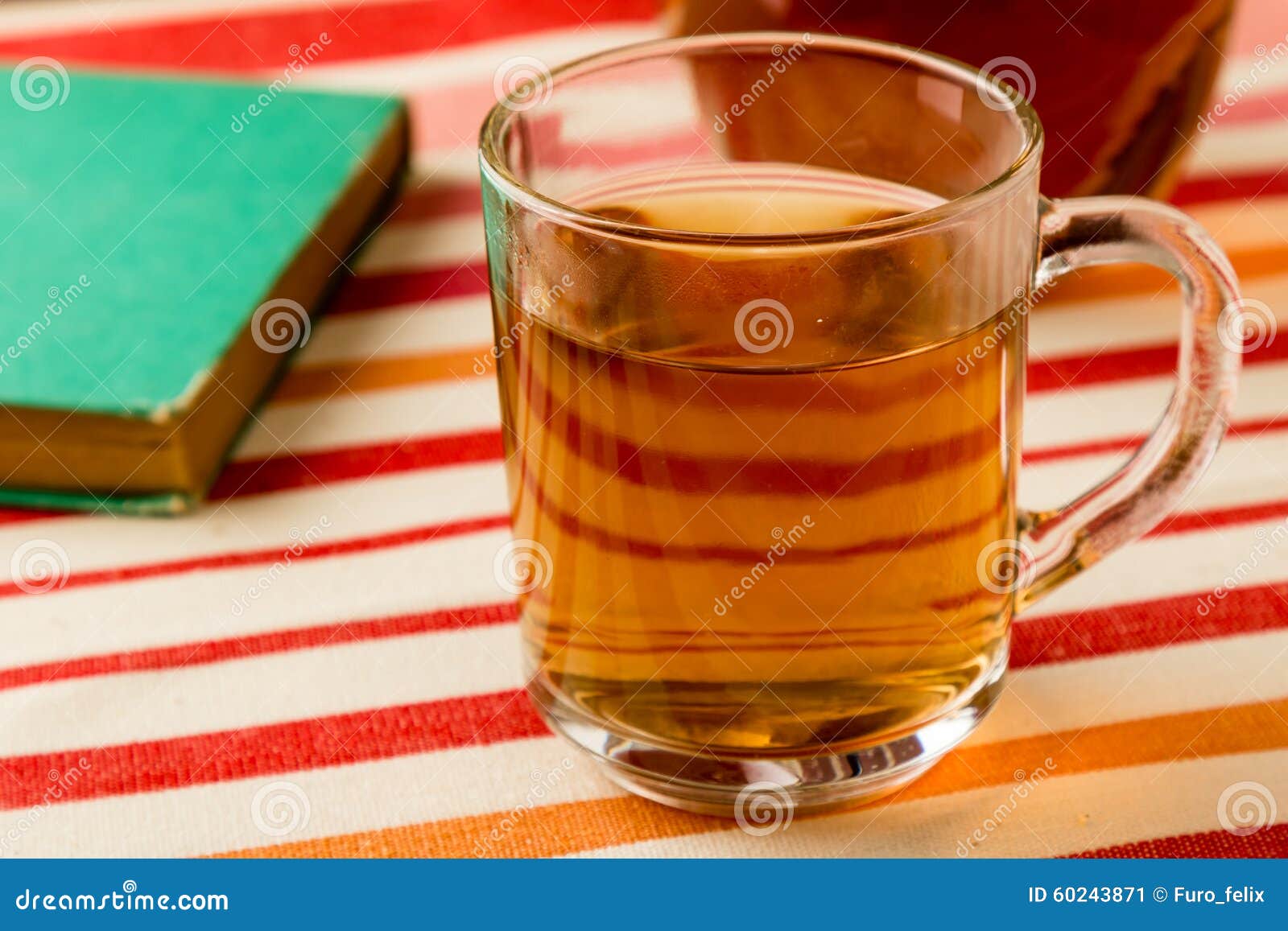 Black tea in glass mug stock image. Image of aroma, liquid - 60243871