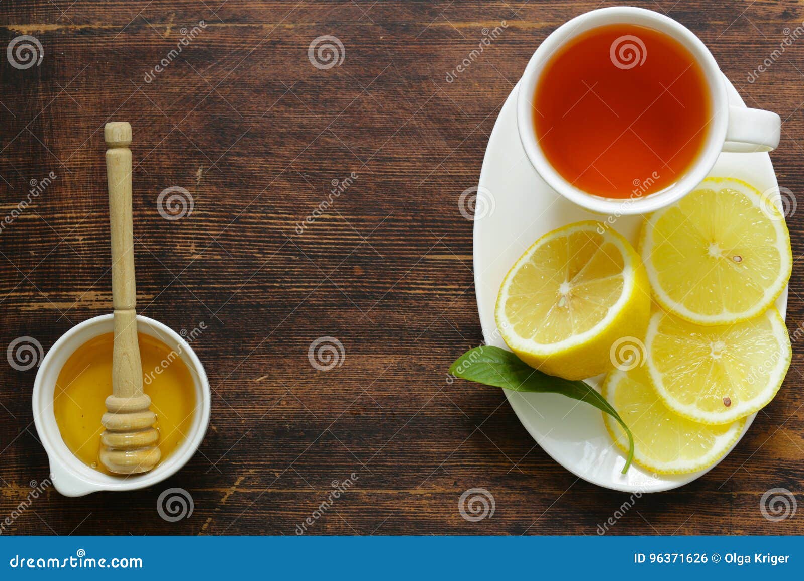 Black Tea with Lemon and Honey Stock Photo - Image of winter, homemade ...