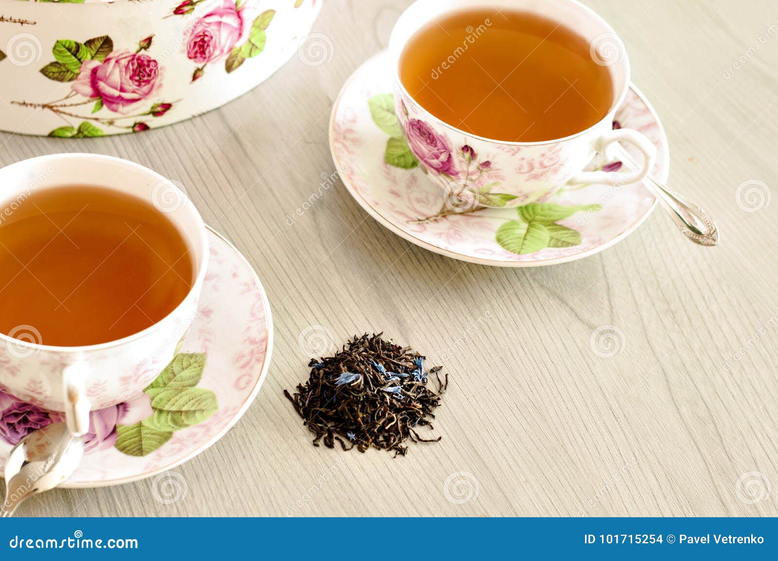 Black tea roses stock photo. Image of diuretic, freshness - 101715254