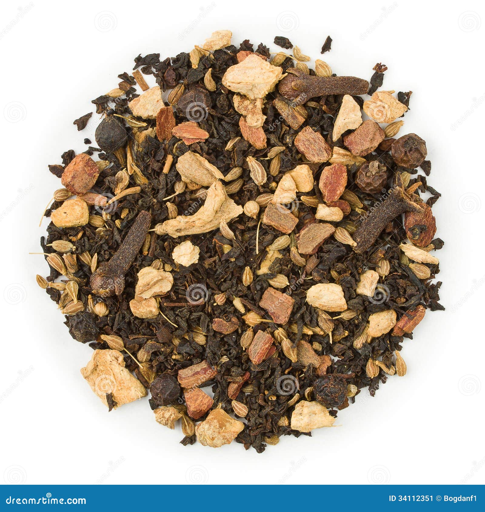 Black tea spicy chai stock image. Image of chai, background - 34112351