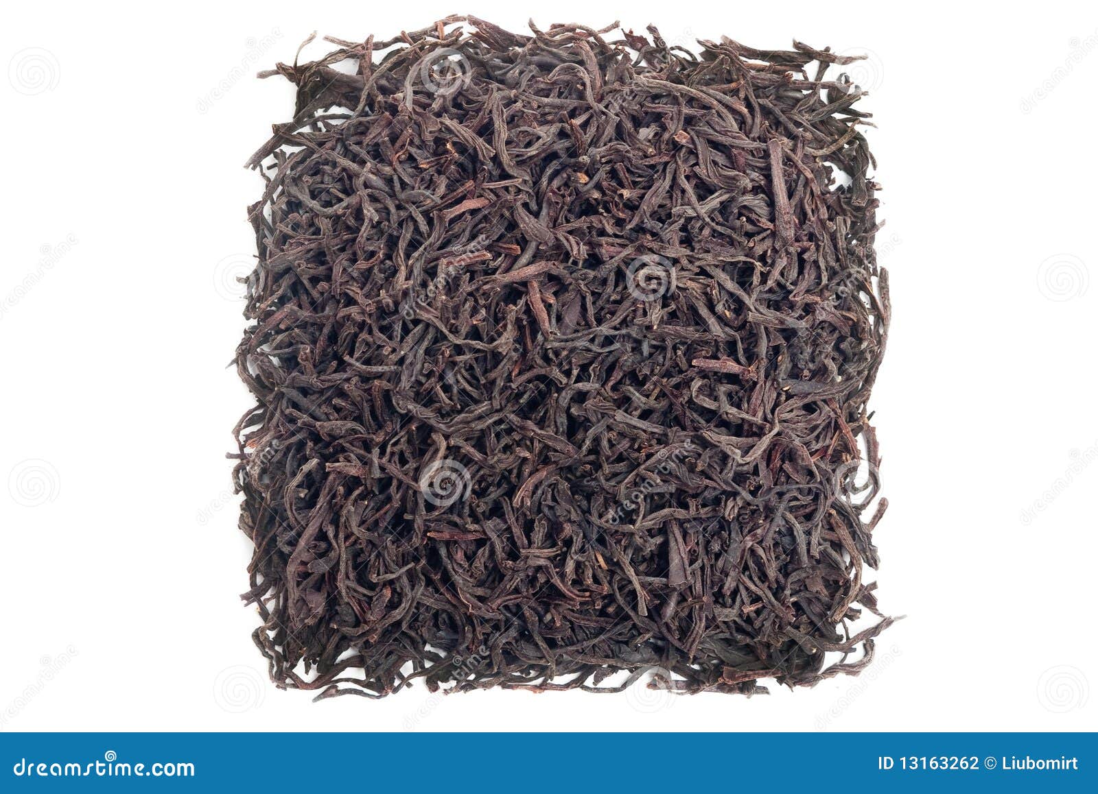Black tea in square shape stock photo. Image of brown - 13163262