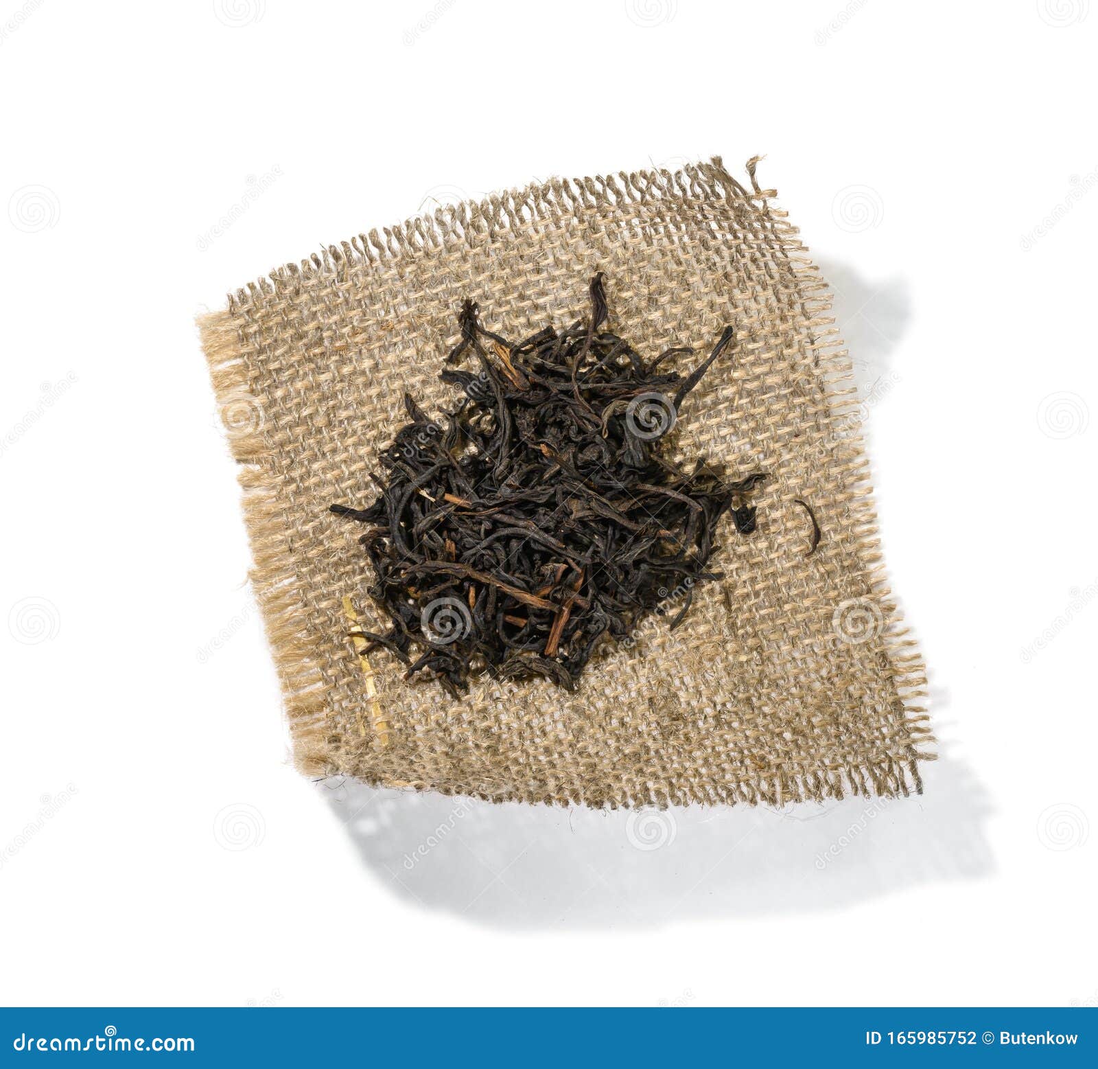 Black Tea Top View on White Background Stock Photo - Image of ceremony ...