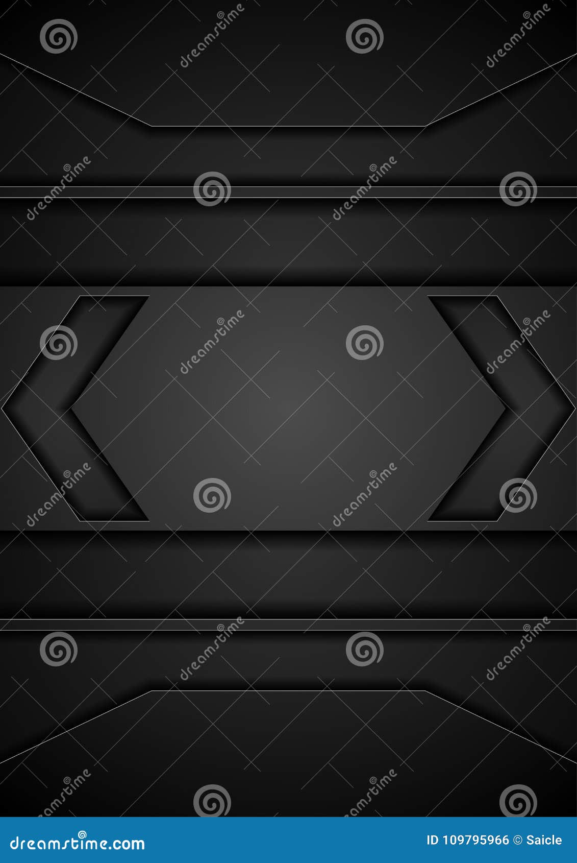 Black Technical Concept Abstract Background Stock Vector - Illustration ...
