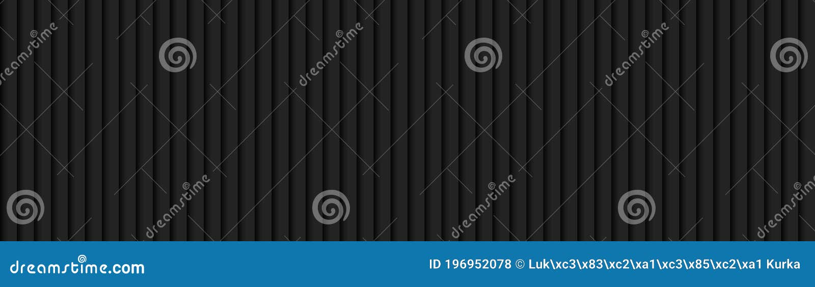 Black Technology Abstract Stripes Header. Dark Metallic Geometric ...