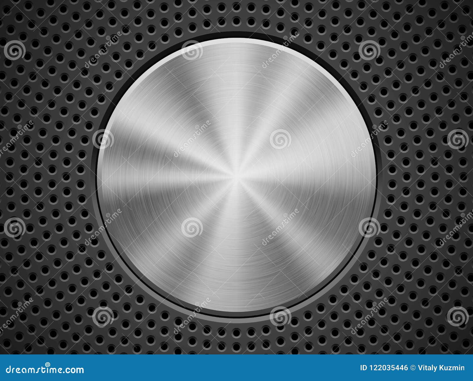 Black Background with Perforated Pattern Stock Vector - Illustration of ...