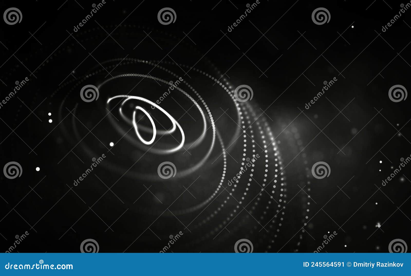 Black Technology Background. Global Communication Network Concept ...