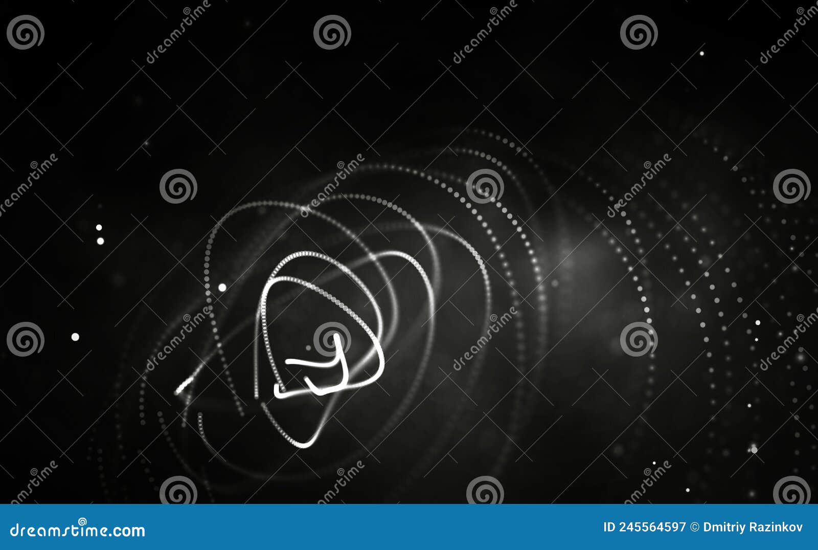 Black Technology Background. Global Communication Network Concept ...