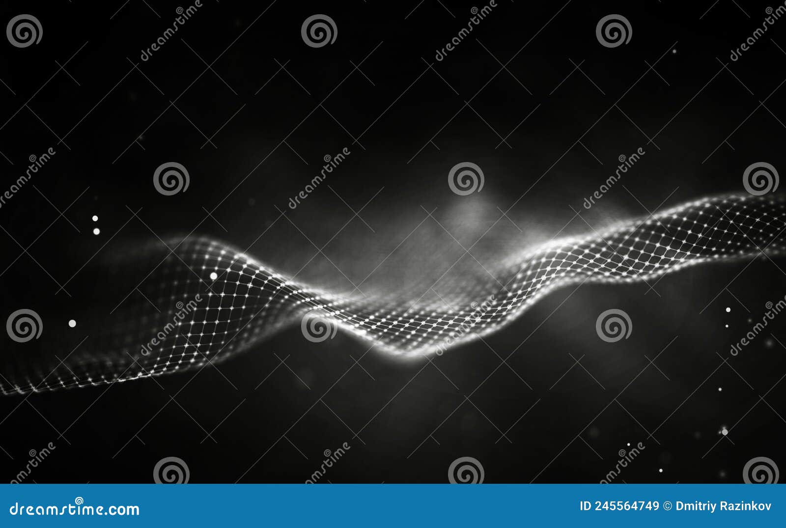 Black Technology Background. Global Communication Network Concept ...