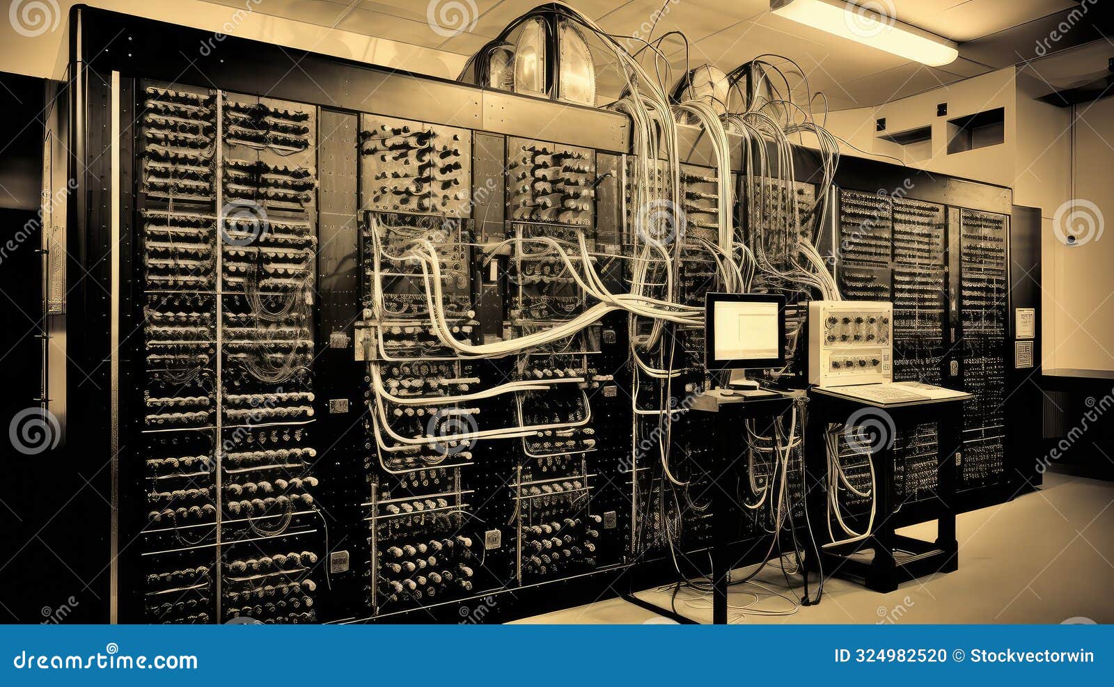 Black technology timeline stock illustration. Illustration of massive ...