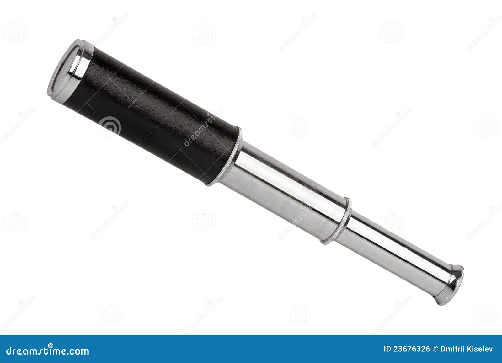 Black Telescopic Expandable Baton Royalty-Free Stock Image ...