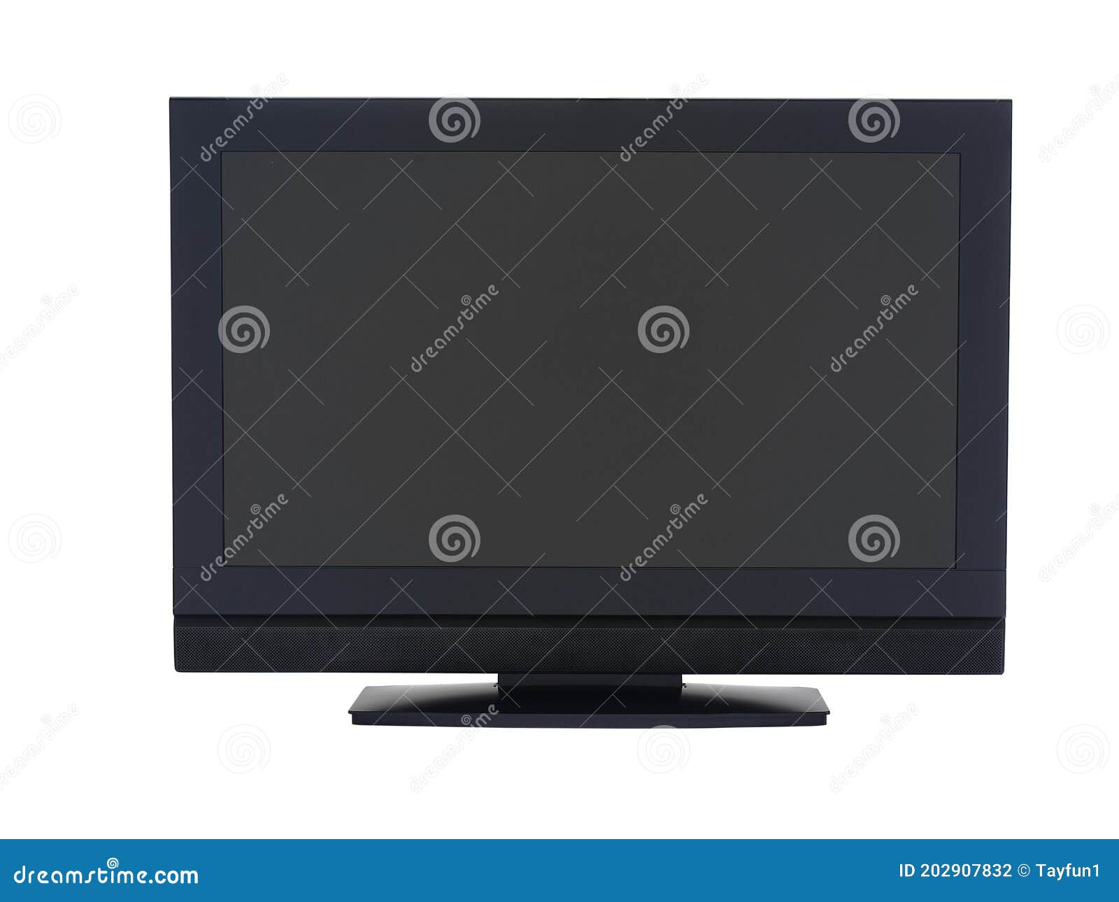 Black Television or Computer Screen Stock Photo - Image of resolution ...