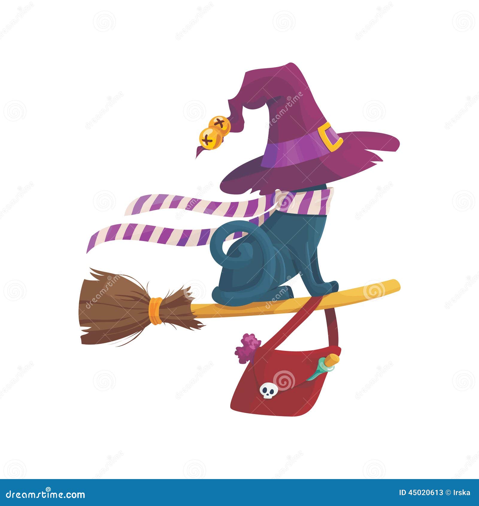 Animated Witch Character Sprites Vector Illustration | CartoonDealer ...